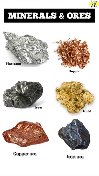 What Are Minerals ? Difference Between Mineral and Ore. #shorts #upsc # ...