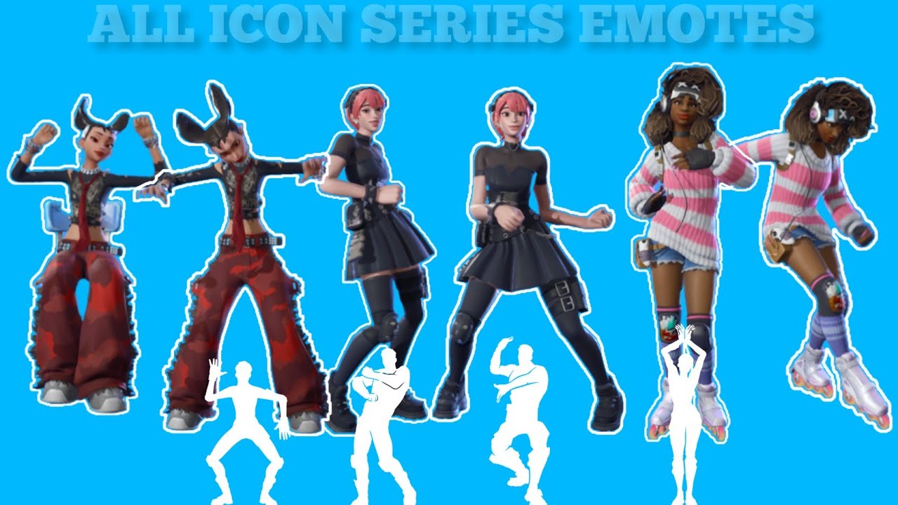 Fortnite All Icon Series Emotes|All fortnite icon series emotes|Mina ...