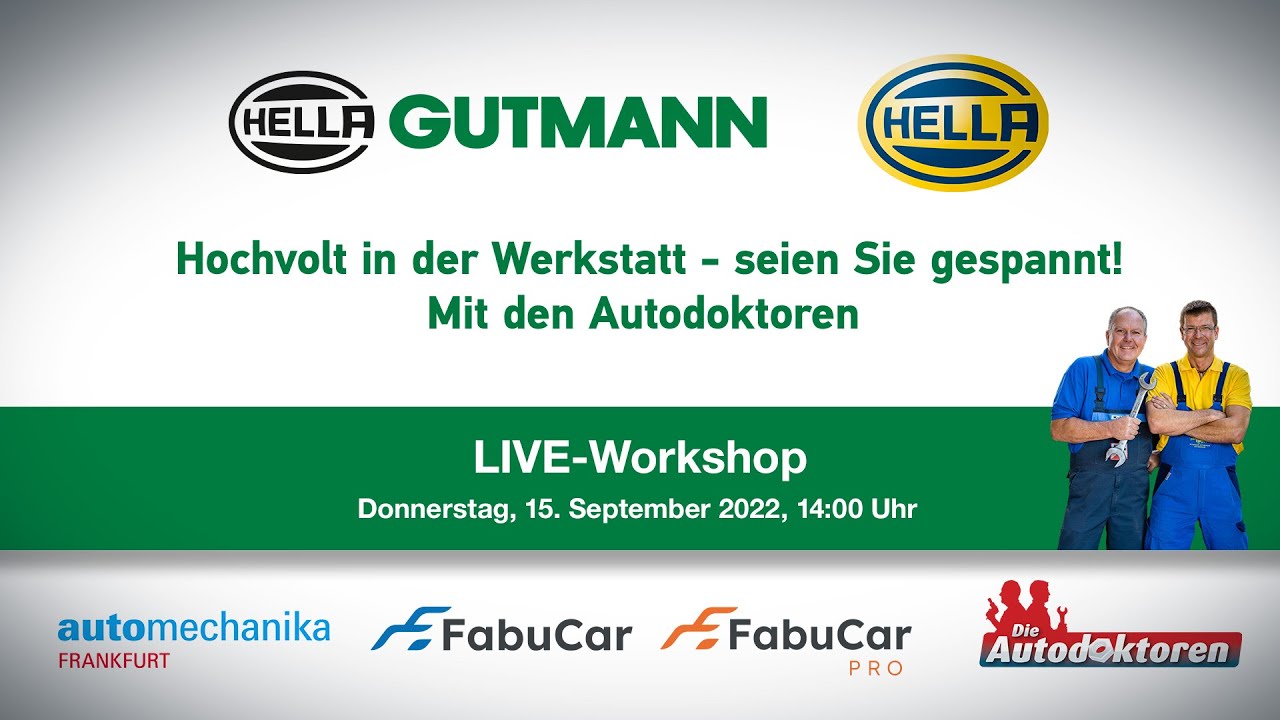 Hochvolt in der Werkstatt - seien Sie gespannt! | Live-Workshop mit den ...