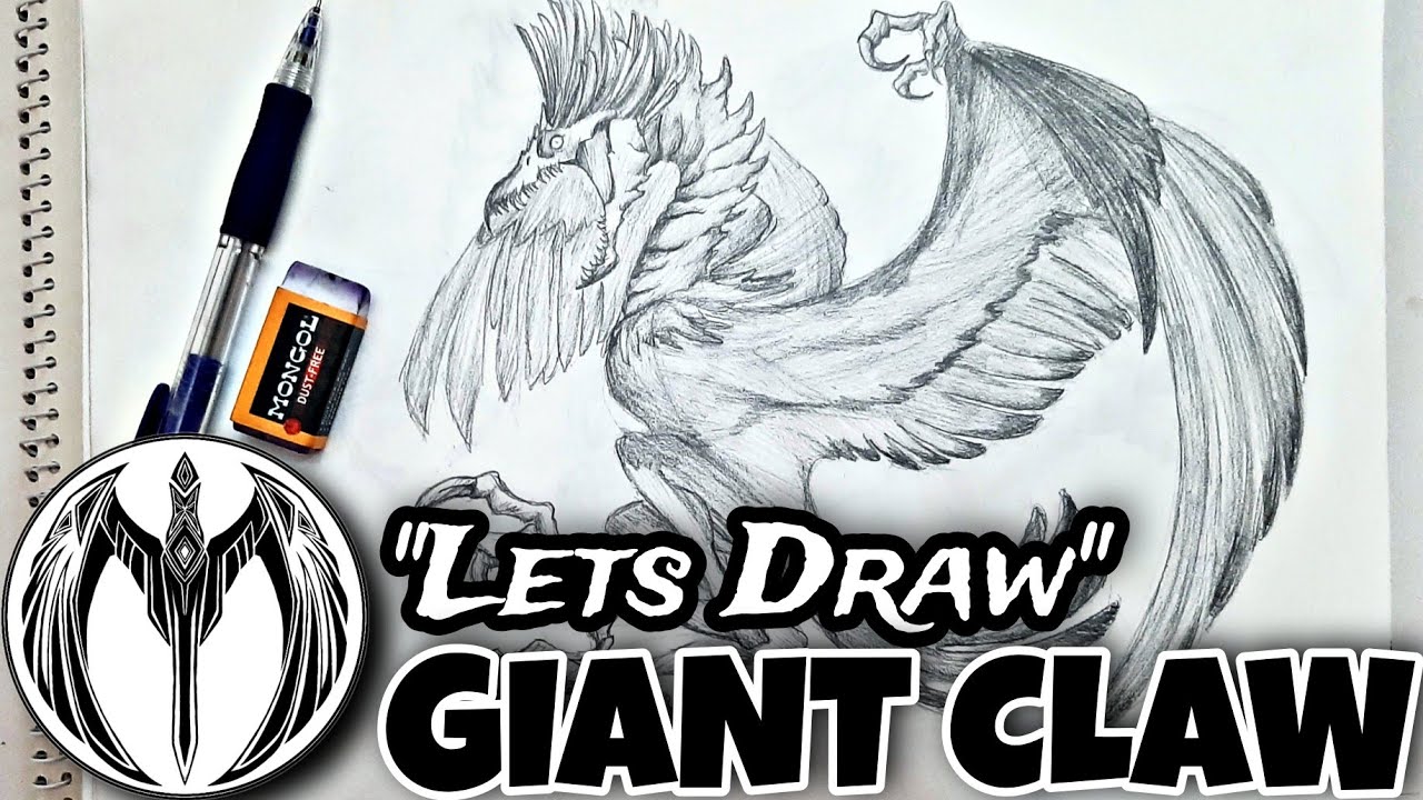 "Lets Draw" The Giant Claw Timelapse - YouTube