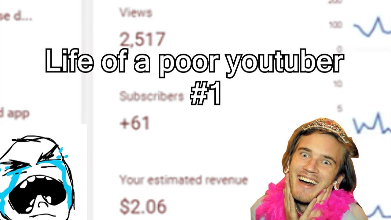 How It Feels Like To Be A Poor Youtuber (life of a poor youtuber #1 ...