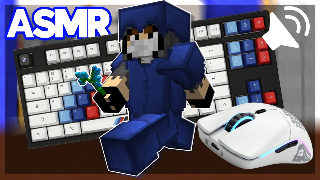 Keyboard + Mouse Sounds ASMR v36| Bed Wars - YouTube