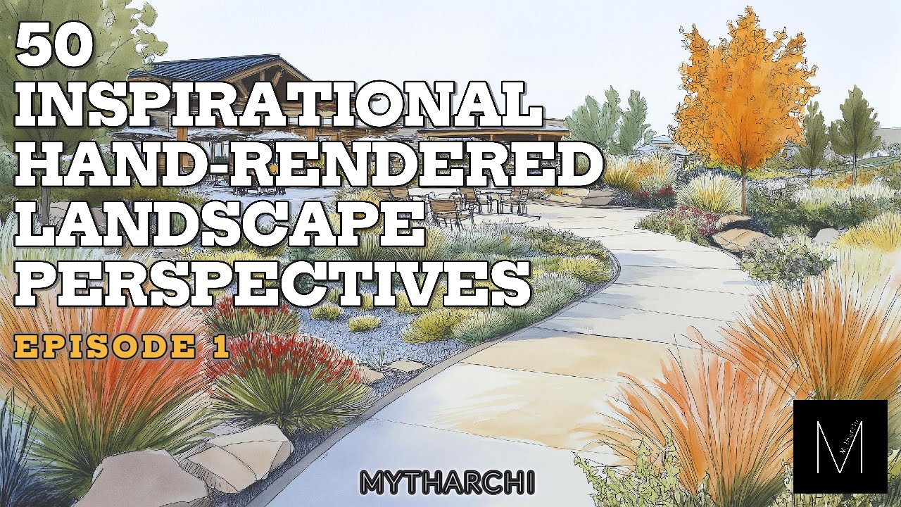 50 Inspirational Hand Rendered Landscape Perpectives EP1 - YouTube