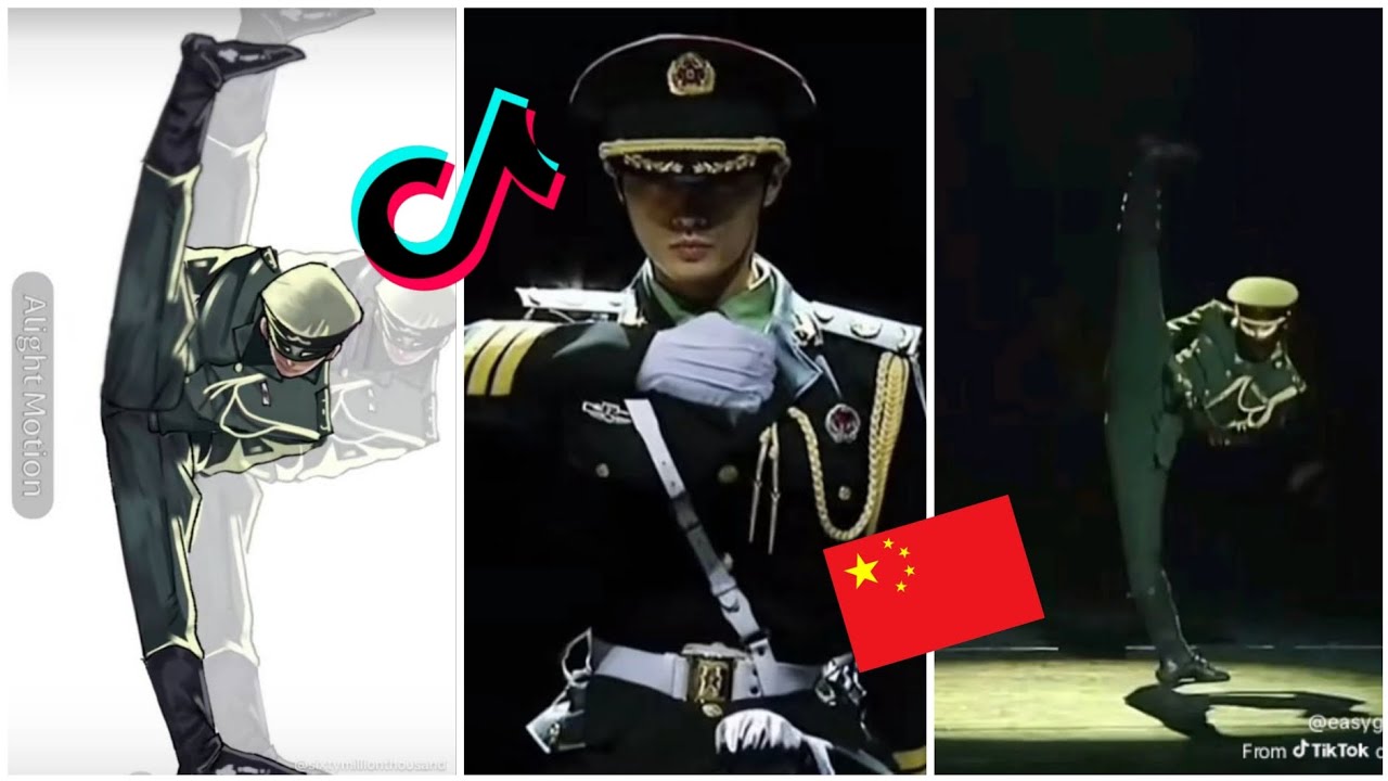 Chinese Military Dance Drawing Trend | Tiktok Compilation | Pt.1 - YouTube