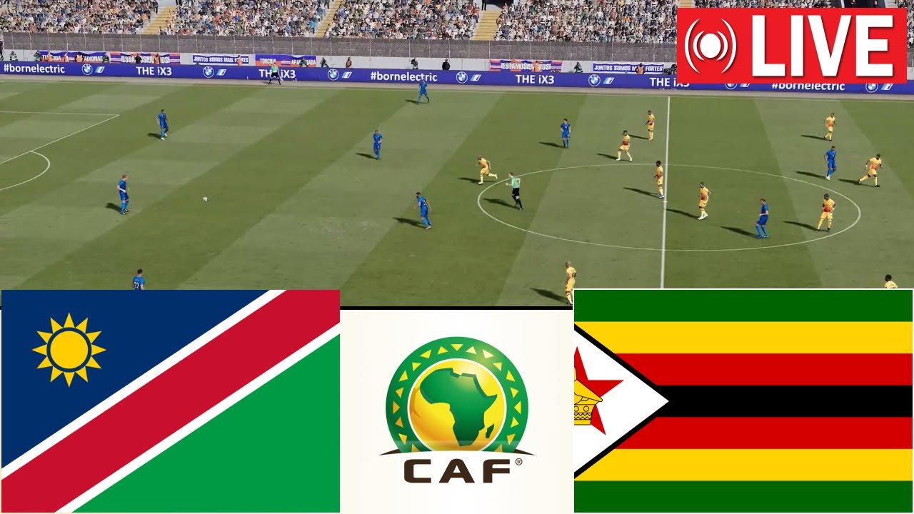 🔴 LIVE : Namibia vs Zimbabwe | African Cup of Nations | Full Match ...