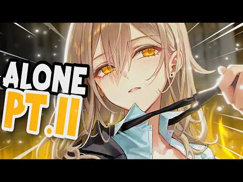Nightcore - Alone, Pt. II (But it hits different) (Lyrics)