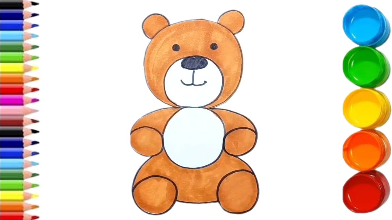 Teddy Bear Drawing | How To Draw A Teddy Bear | how to draw teddy bear ...
