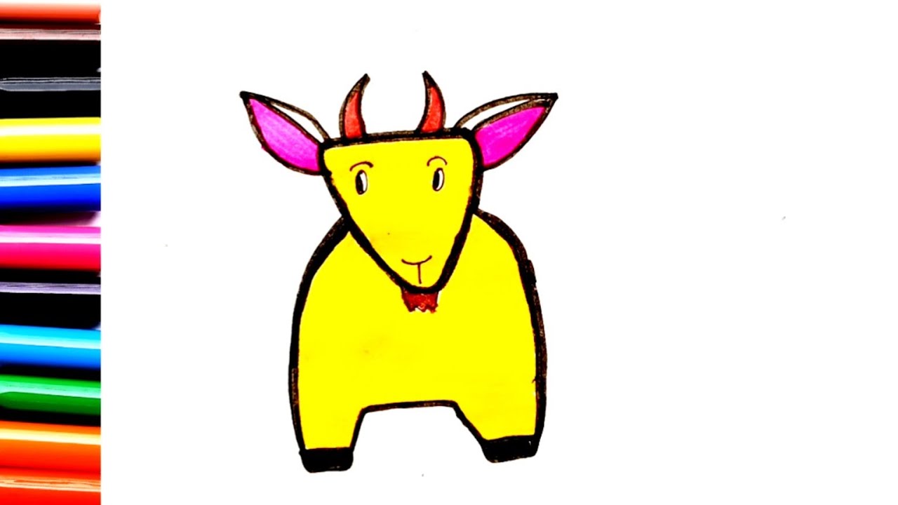 How to draw a calf | for kids and toddler's | easy way.. - YouTube