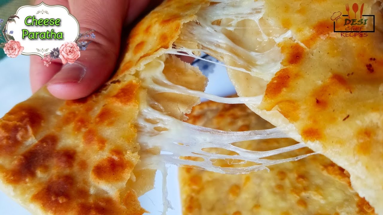 Cheese Paratha Recipe || Cheese Stuffed Paratha Recipe || Vegetarian ...