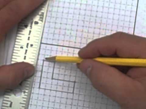 7th grade drawing book orthographic projection shape1 demo - YouTube