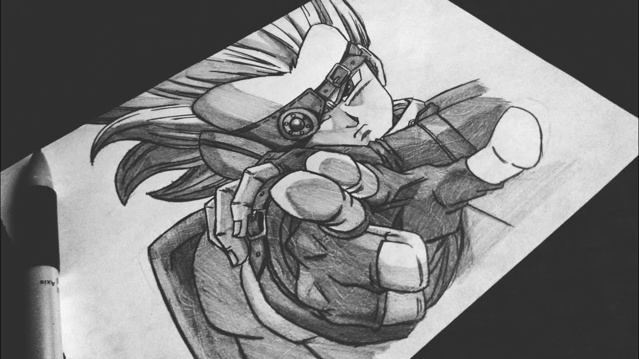Drawing Granola Dragon Ball Super - YouTube