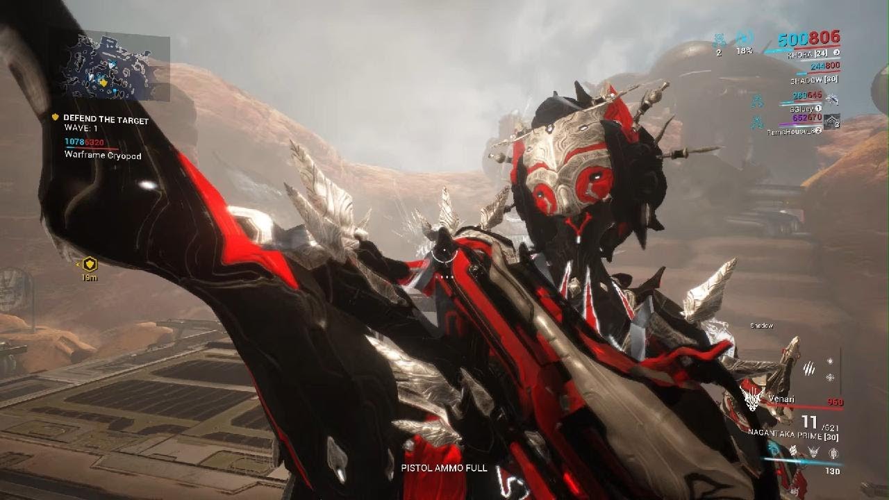 Warframe Defense Mission - YouTube