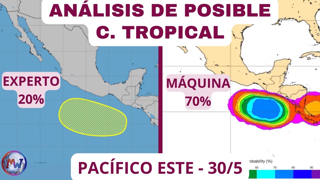 ANÁLISIS de POSIBLE C. TROPICAL en el Pacífico Este - YouTube