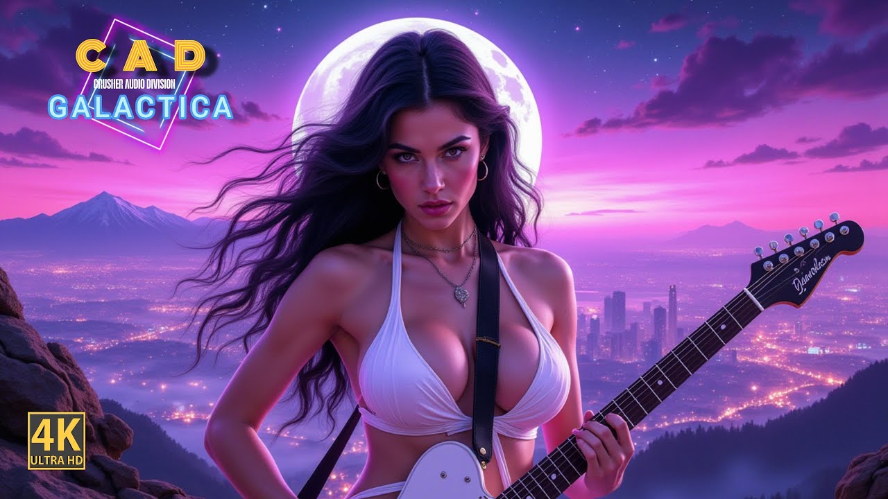 Rockwave - Synthwave meets Rock Guitars - 80s Synthwave Rock Mix - Galactica - 4K - YouTube