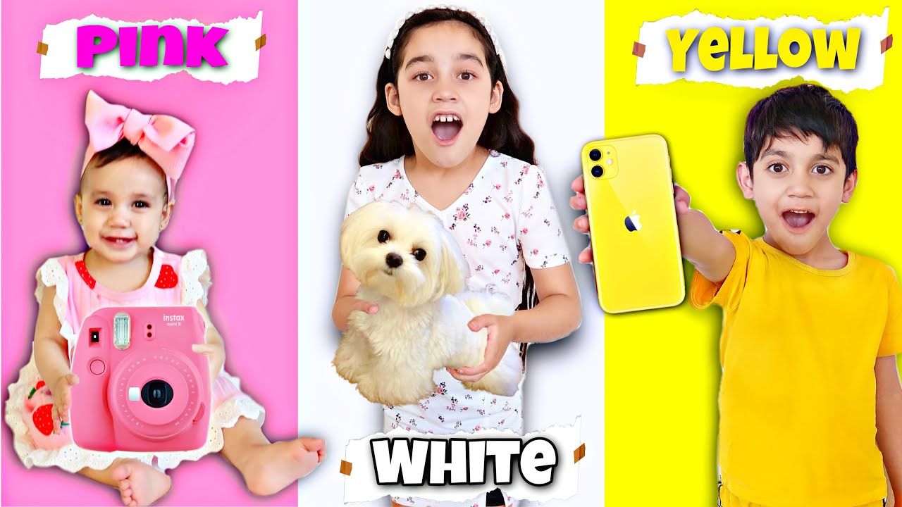 BUYING Everything in ONE COLOR For 24 Hours!! *CHALLENGE* | Jancy ...