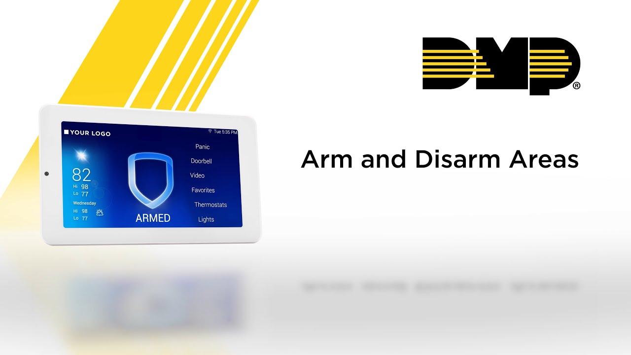 How to Arm and Disarm Areas on Your 7-Inch Keypad - YouTube