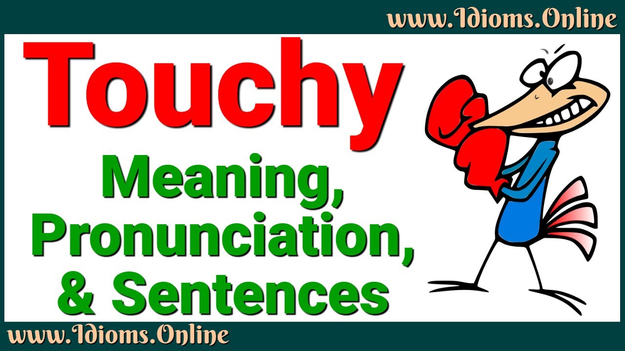 Touchy Meaning and Pronunciation | Advanced English Vocabulary - YouTube