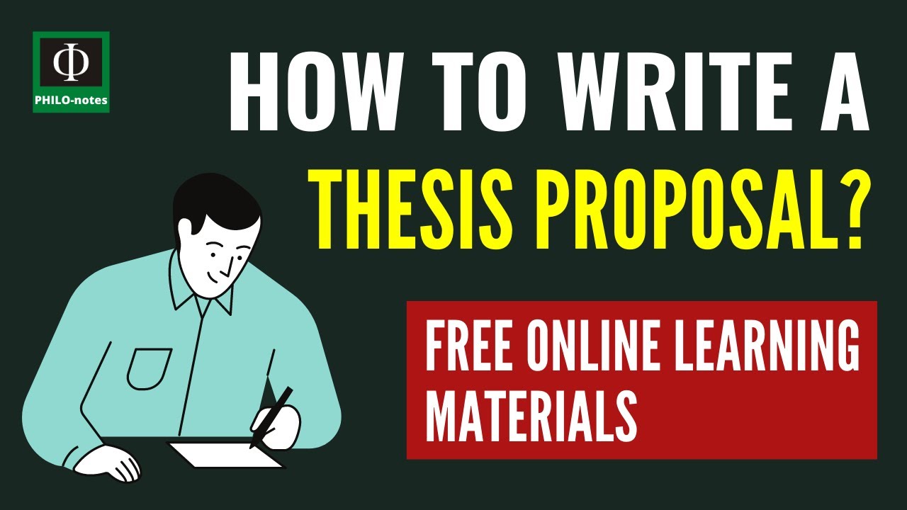 How to Write a Thesis Proposal? - YouTube
