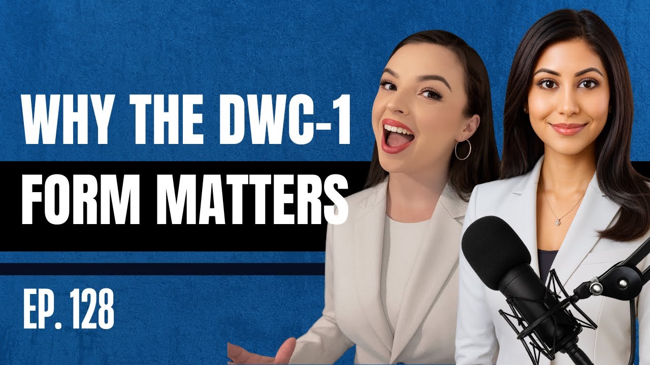 Ep. 128 - The DWC-1 Form Could Save Your Claim - YouTube