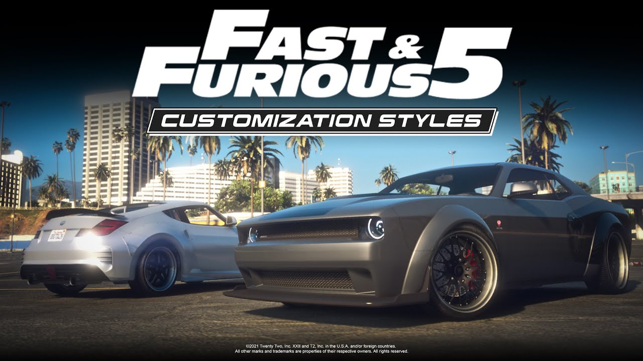 GTAO - Fast & Furious 5 Customization Styles - YouTube