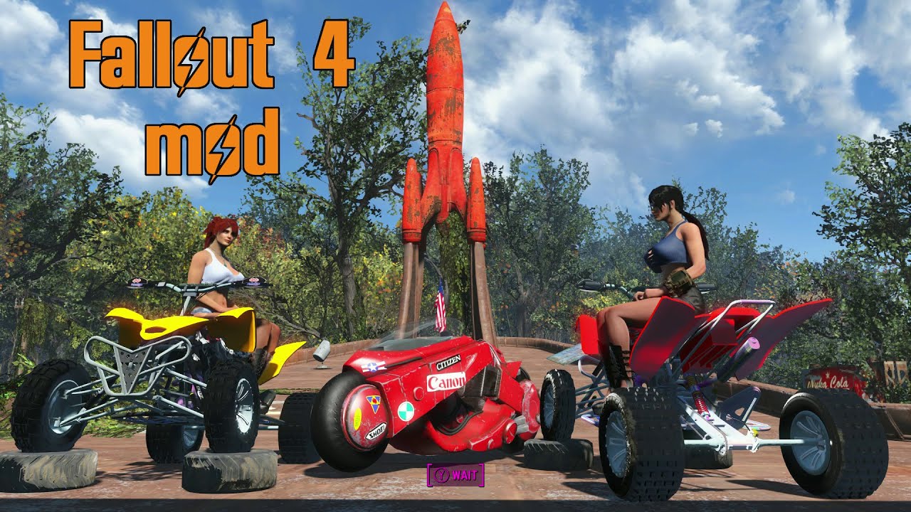 Fallout 4 -Caneda's moto from Akira + ATV- mod - YouTube