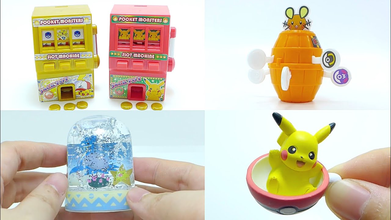 Compilation Pokemon Pikachu Slot Machine Snow Globe Teacup Time Figure ...