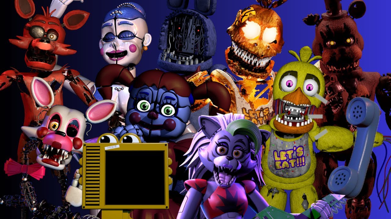 Random FNAF Characters Sing Poison (Ai Cover) - YouTube