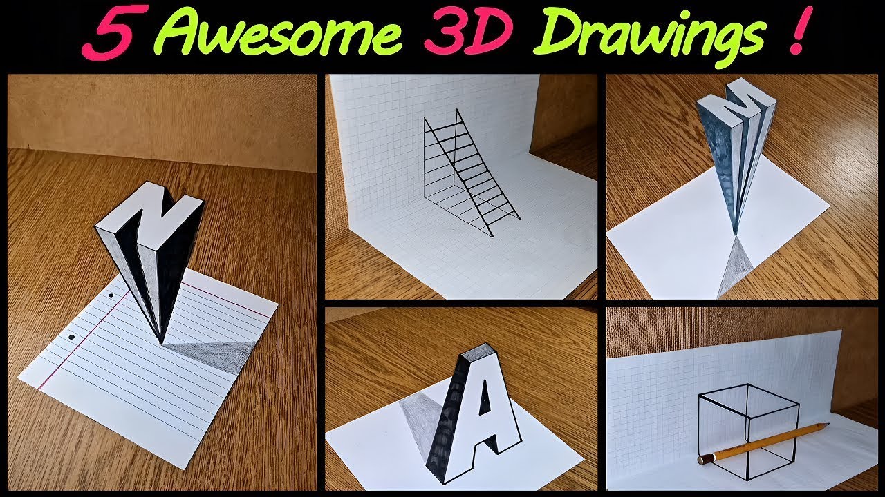Can You REALLY Learn Easy 3D Drawing Techniques in Minutes? - YouTube