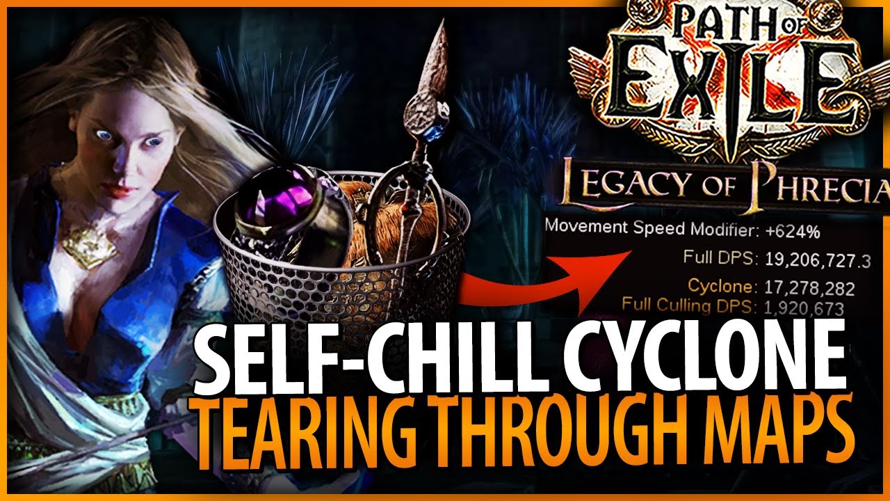 Self-Chill Cyclone Scavenger - The Return of Speed - Path of Exile Phrecia - YouTube