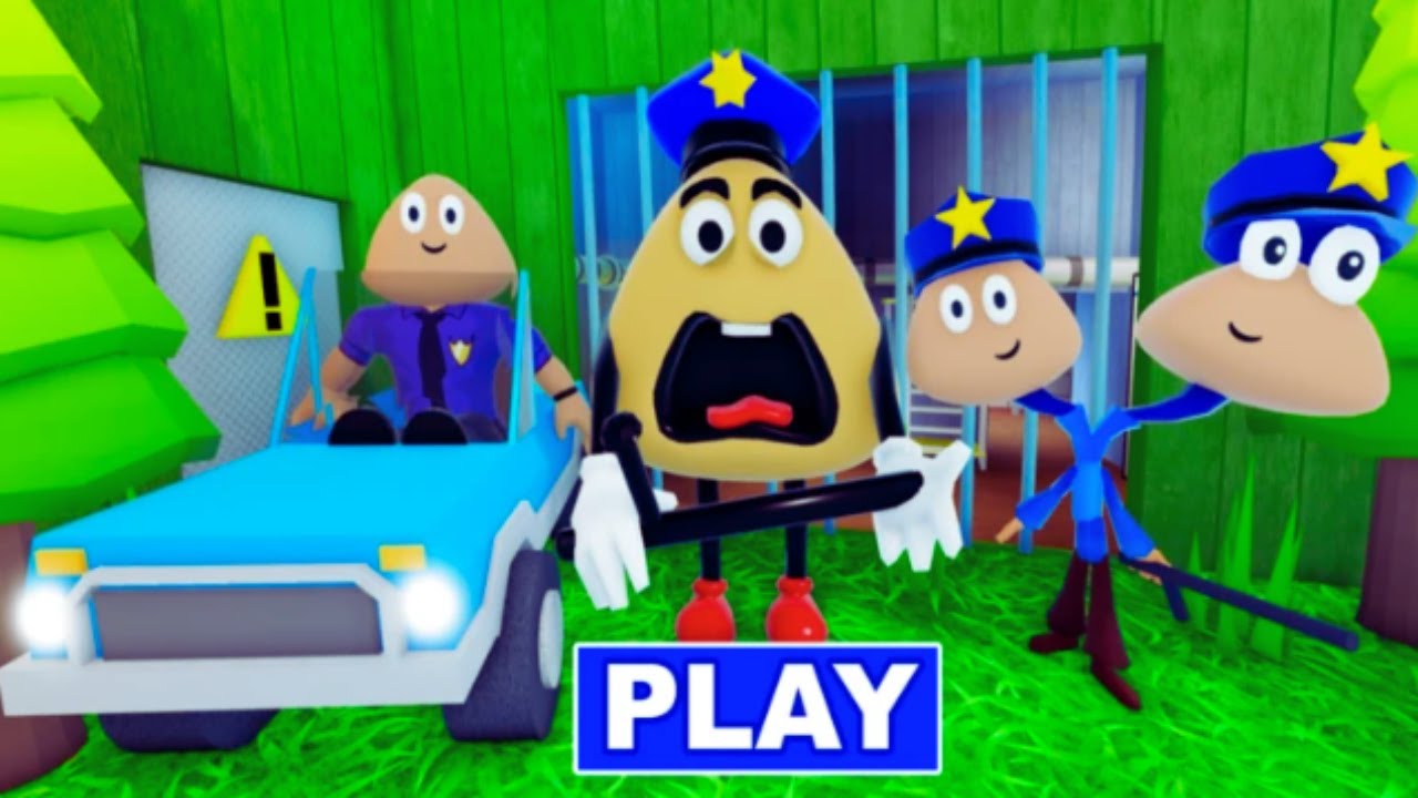 POU POLICE PRISON RUN ESCAPE! (Obby) – Can You Outsmart the Lazy Guard ...