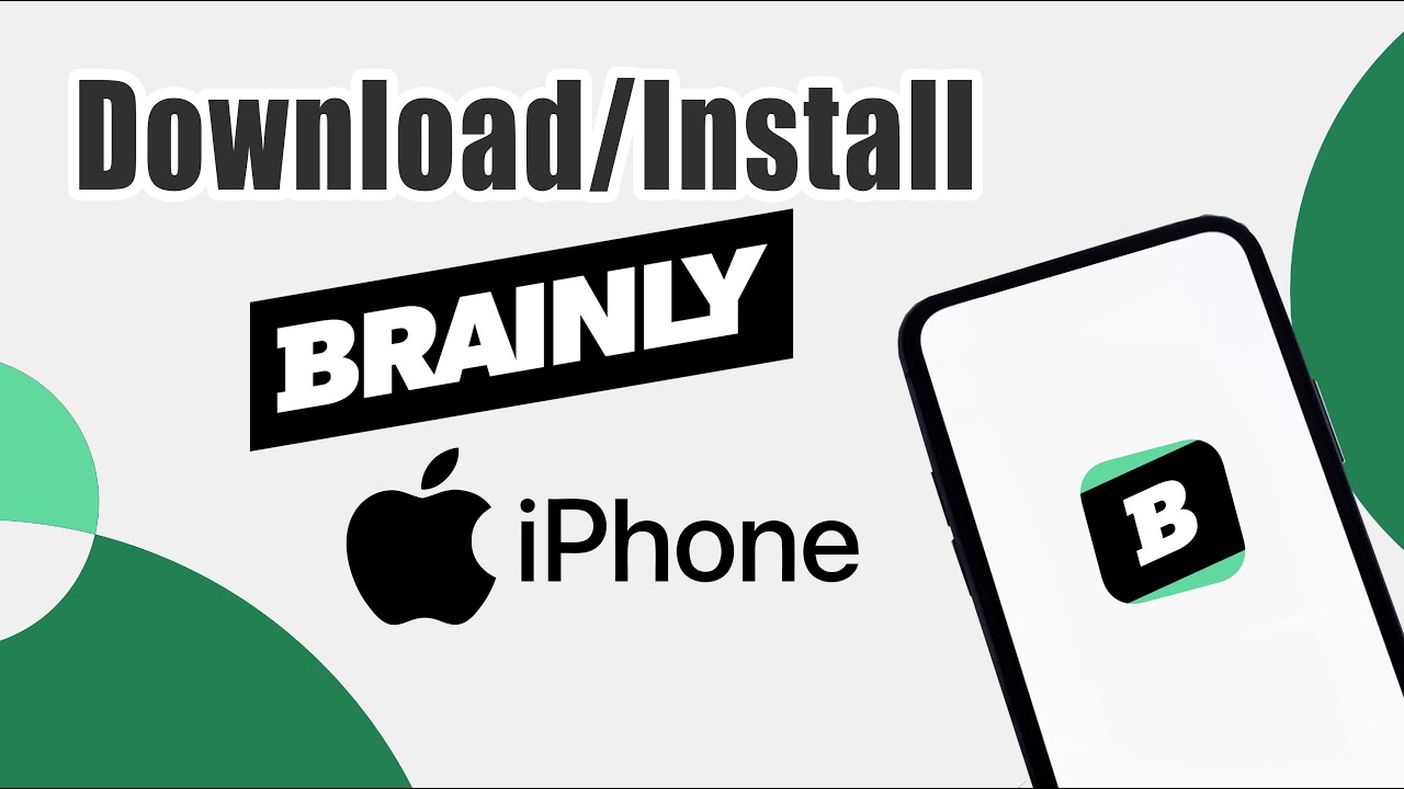 How To Download Brainly On Iphone - YouTube