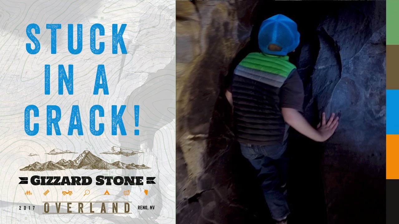 Gizzard Stone Overland Stuck in a Crack? We risk terrible peril to win ...