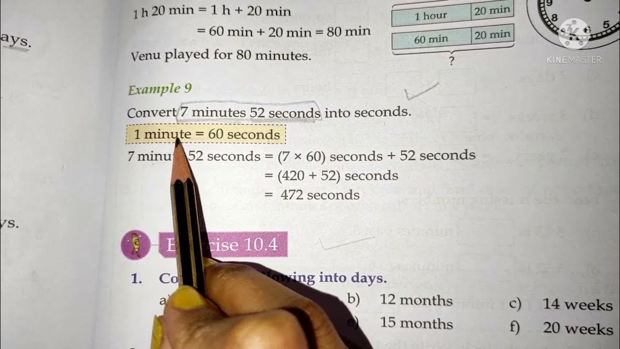 Class 3rd WOW MATHS ICSE Board Chapter 10 TIME ( Conversion Of Time ...