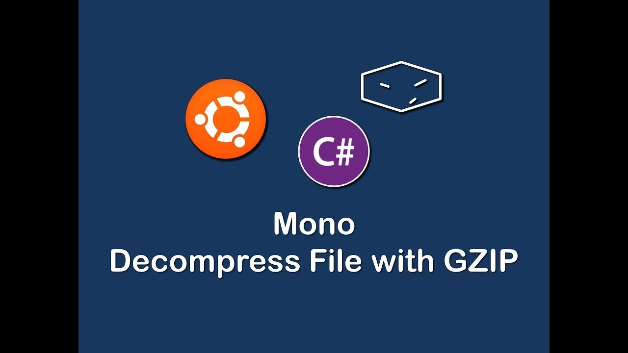 Mono C Decompress File With Gzip Youtube 2664
