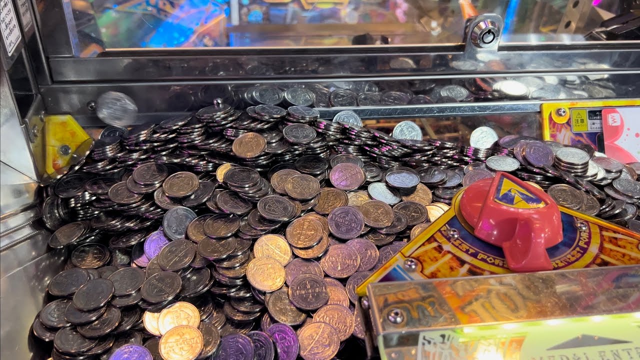 FORTUNE TRINITY3 Longplay Japanese Coin Pusher!! - YouTube