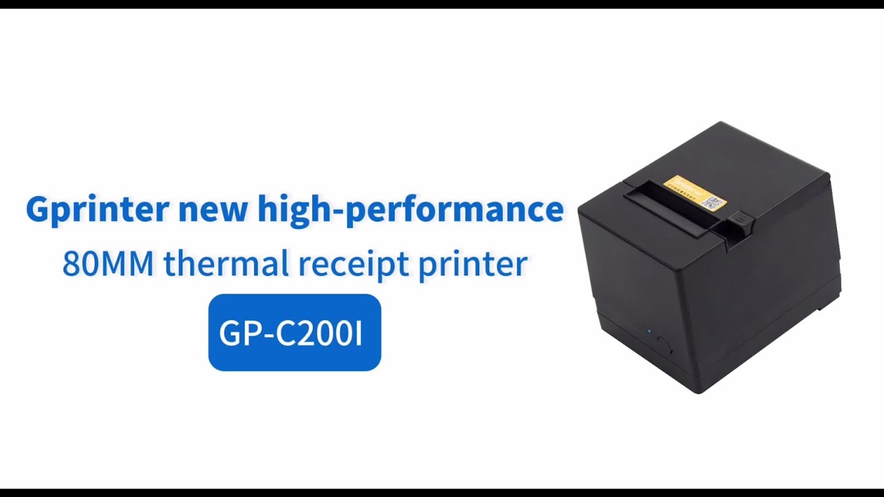 Gprinter New Release 80mm Thermal Printer GP-C200I - YouTube