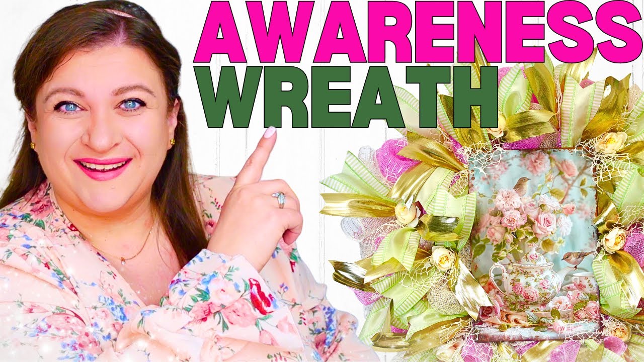 Nadia's SECRET to Making the MOST ELEGANT Spring Wreath - YouTube