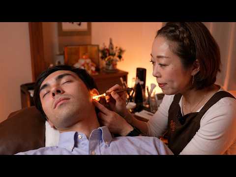 👂(ASMR) Japanese Master Ear Cleaning & Massage at Mimikuru | Tokyo, Japan