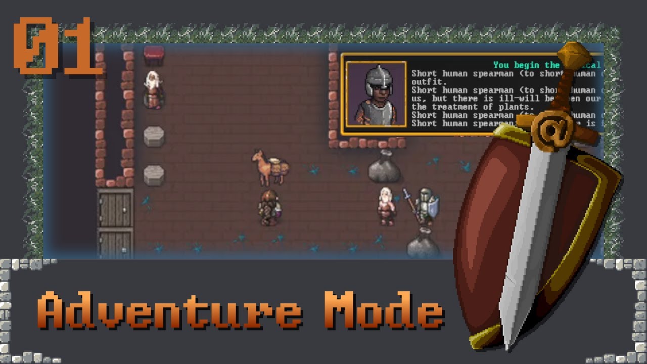 Dwarf Fortress - Urist Landwalk | 01 (Adventure Mode Beta) - YouTube
