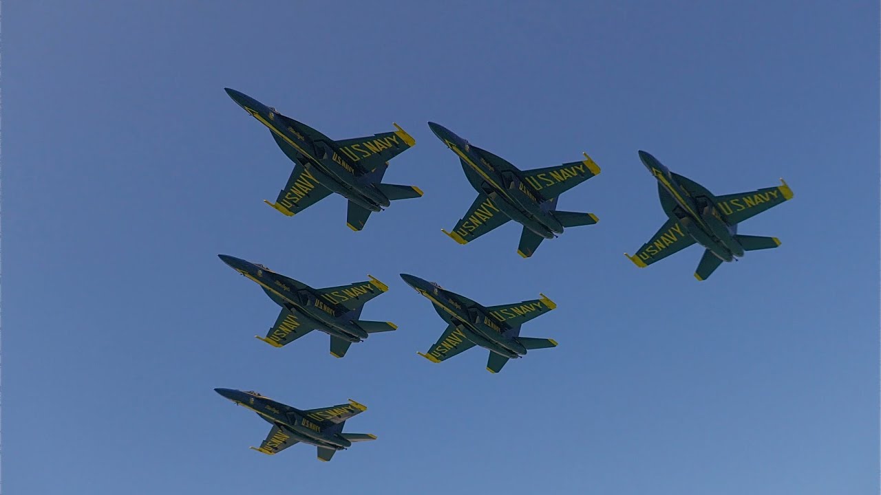 Blue Angels Pensacola Beach Buzz 8/14/23 - YouTube