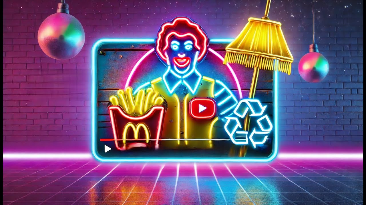 Retro-Recycling: Alte Mac Donald Leuchtreklame erstrahlt in neuem Glanz ...