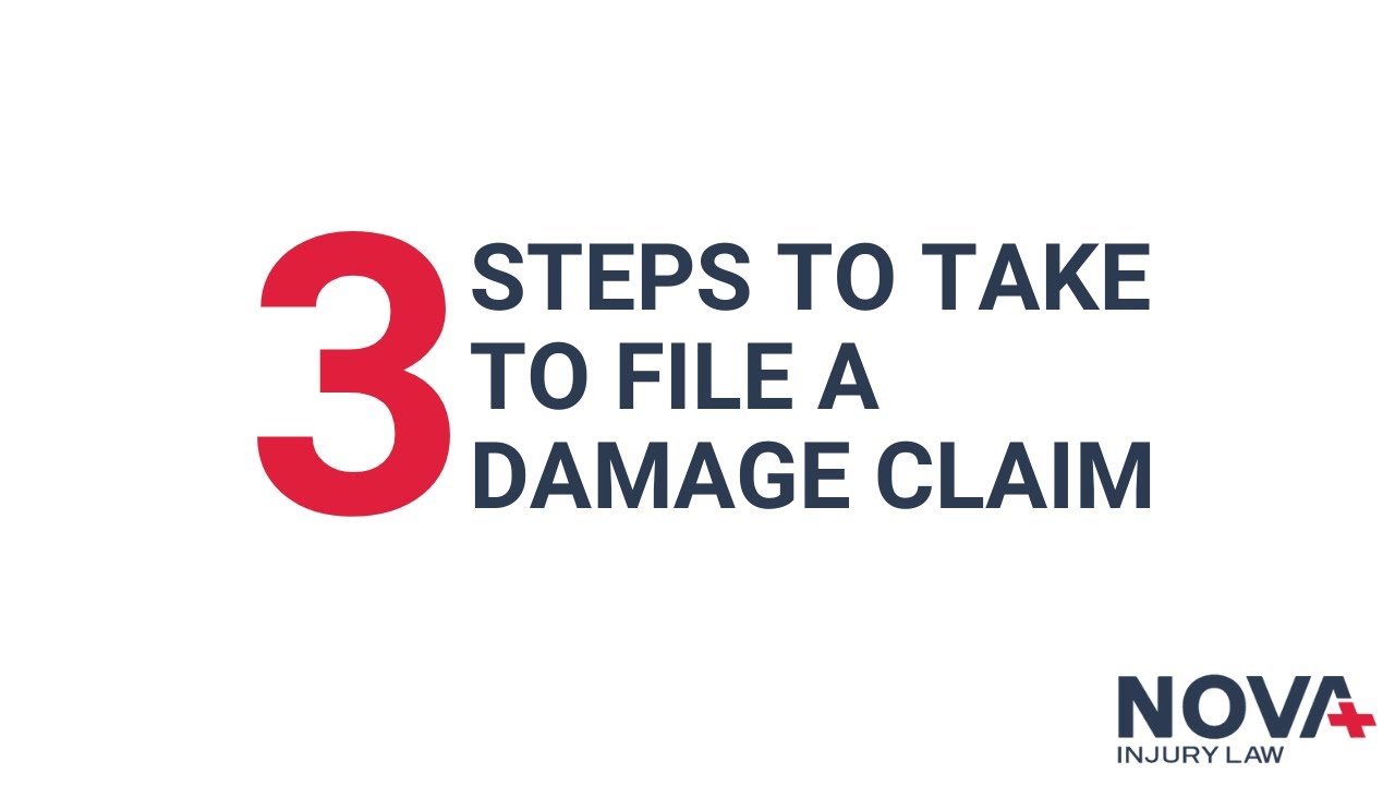 3 Steps to Take to File a Damage Claim - YouTube