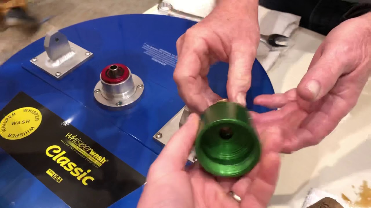 Surface cleaner swivel repair - YouTube
