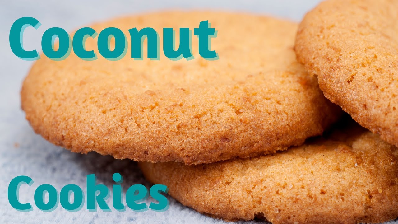 Coconut Cookies | Easy Drop Cookie Recipe - YouTube