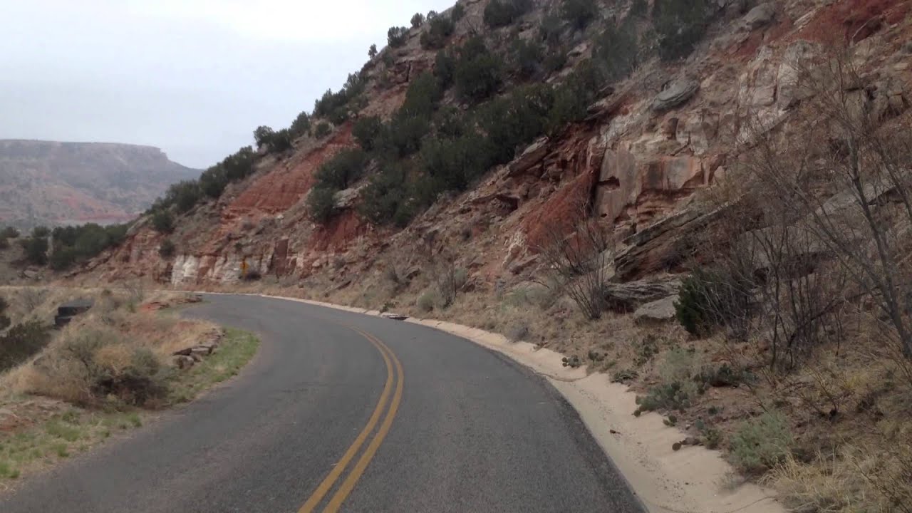 Drive into Palo Duro Canyon - YouTube
