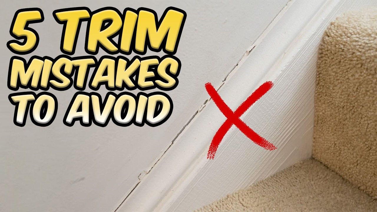 5 Mistakes That Make Your Trim Look Terrible - YouTube