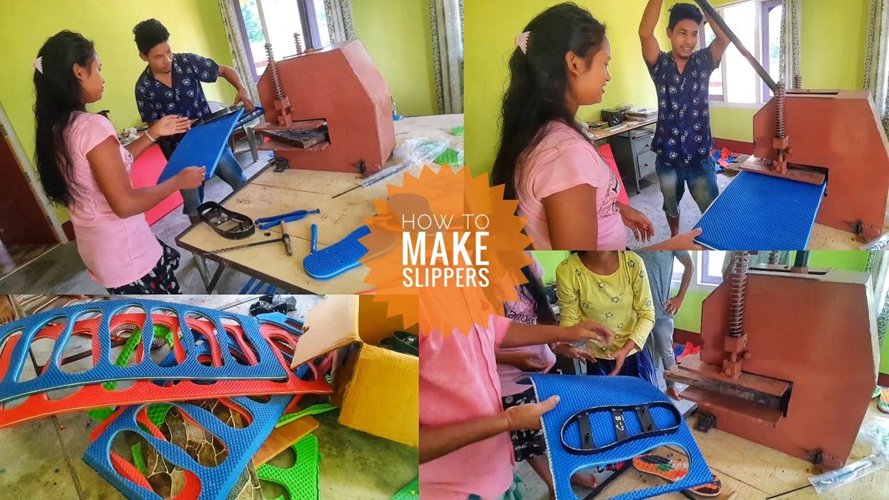 Full Process Of Sendal & Slippers Making | Slippers Making Machine | PS ...