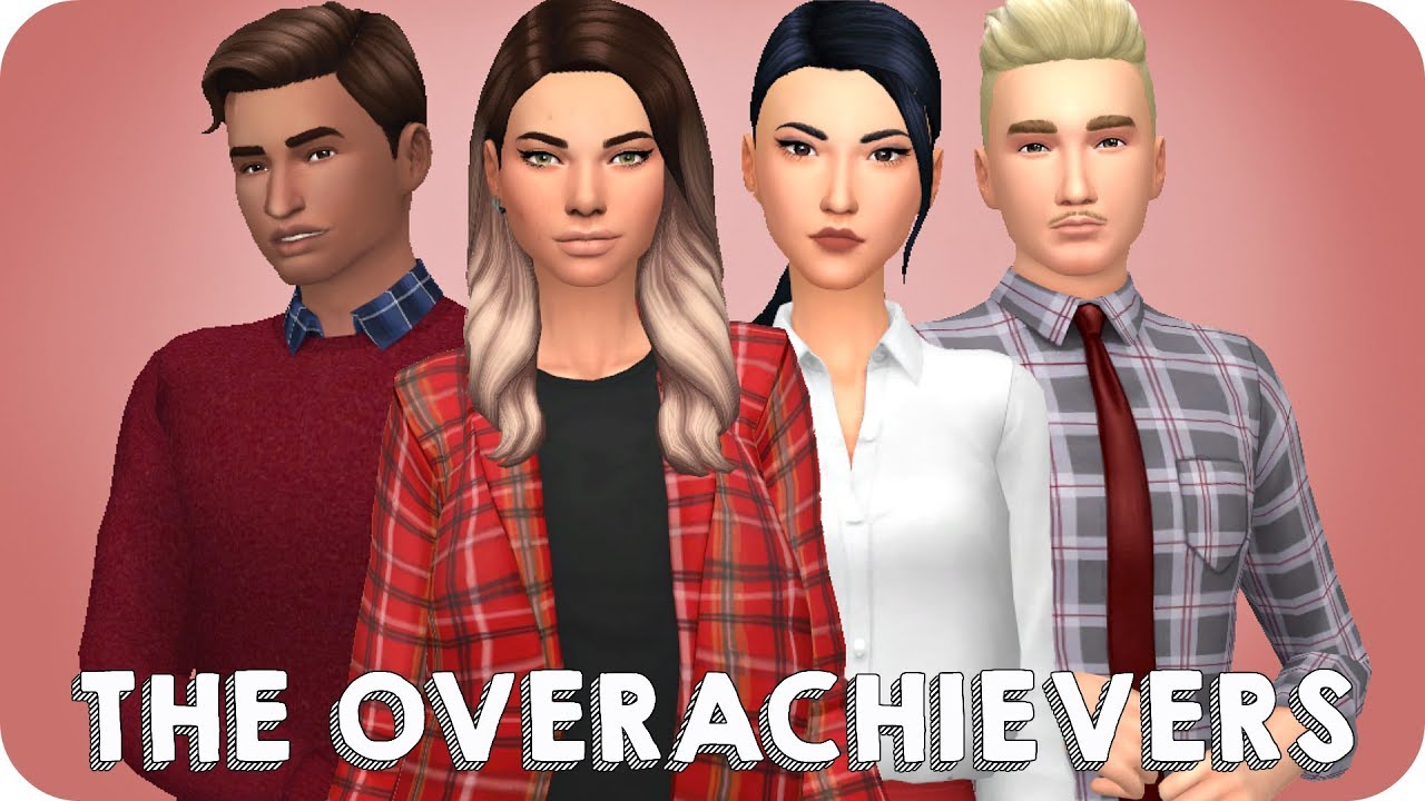 HIGH SCHOOL CLIQUES - THE OVERACHIEVERS | Sims 4 Create A Sim - YouTube
