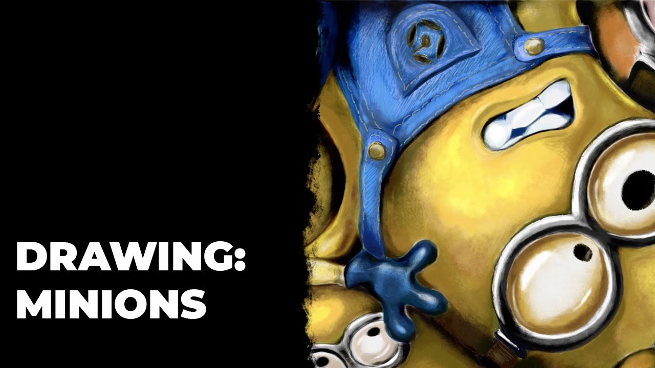 Drawing: Minions - Digital Art Creation Replay - Time lapse - YouTube