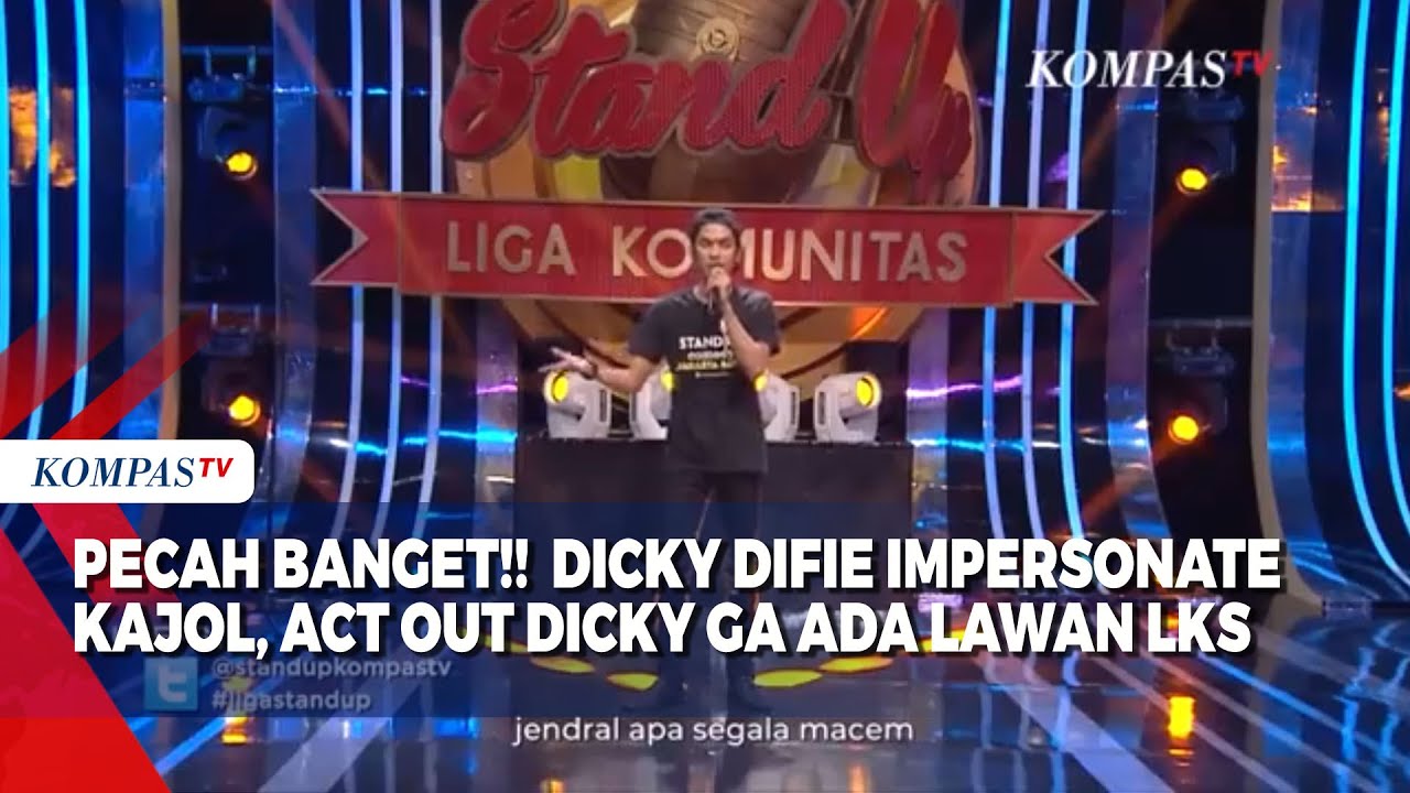 PECAH BANGET!! Stand Up Comedy Dicky Difie Impersonate Kajol, Act Out ...